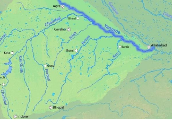 Jumna River Map